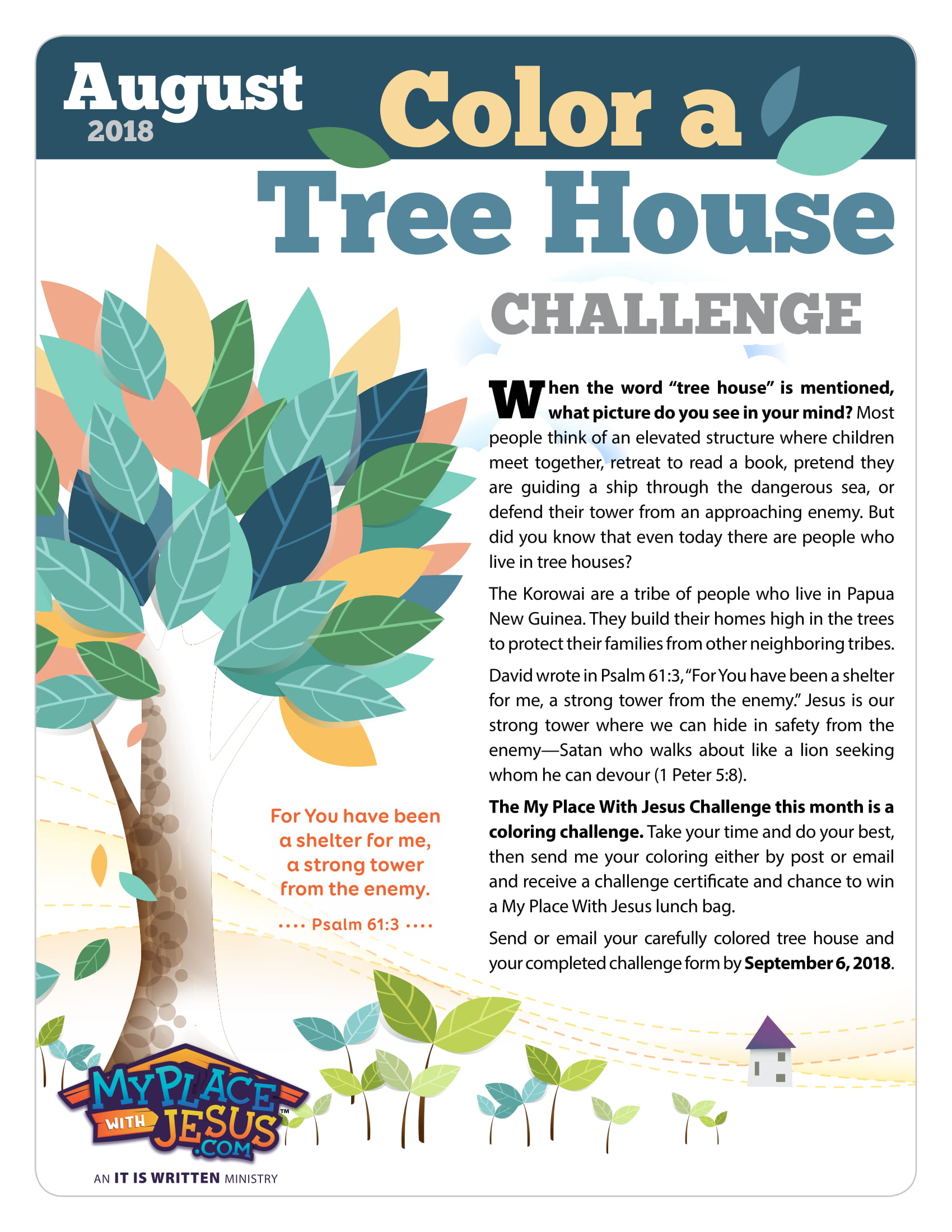 August Challenge – My Place With Jesus