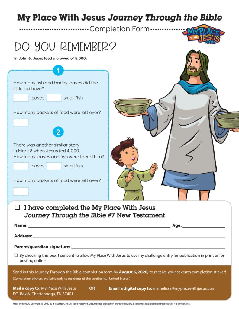 Challenges – My Place With Jesus