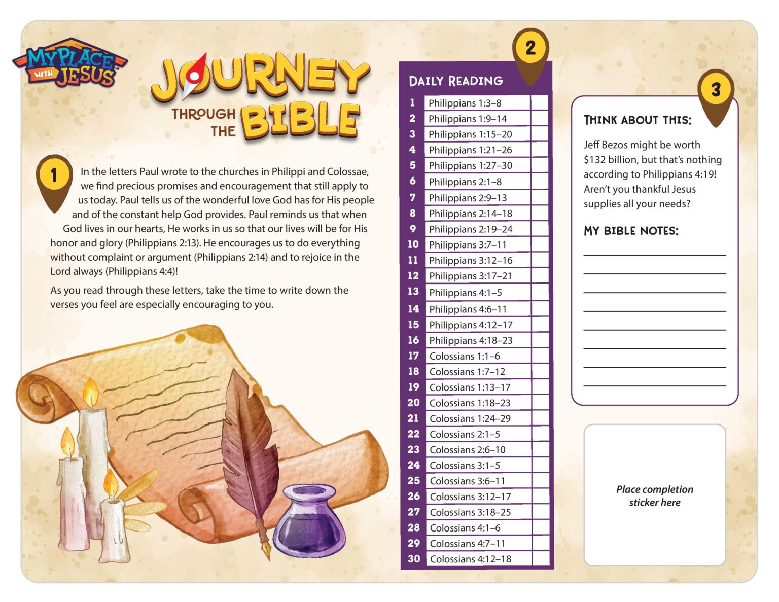 Journey Through the Bible #19 New Testament 2 – My Place With Jesus