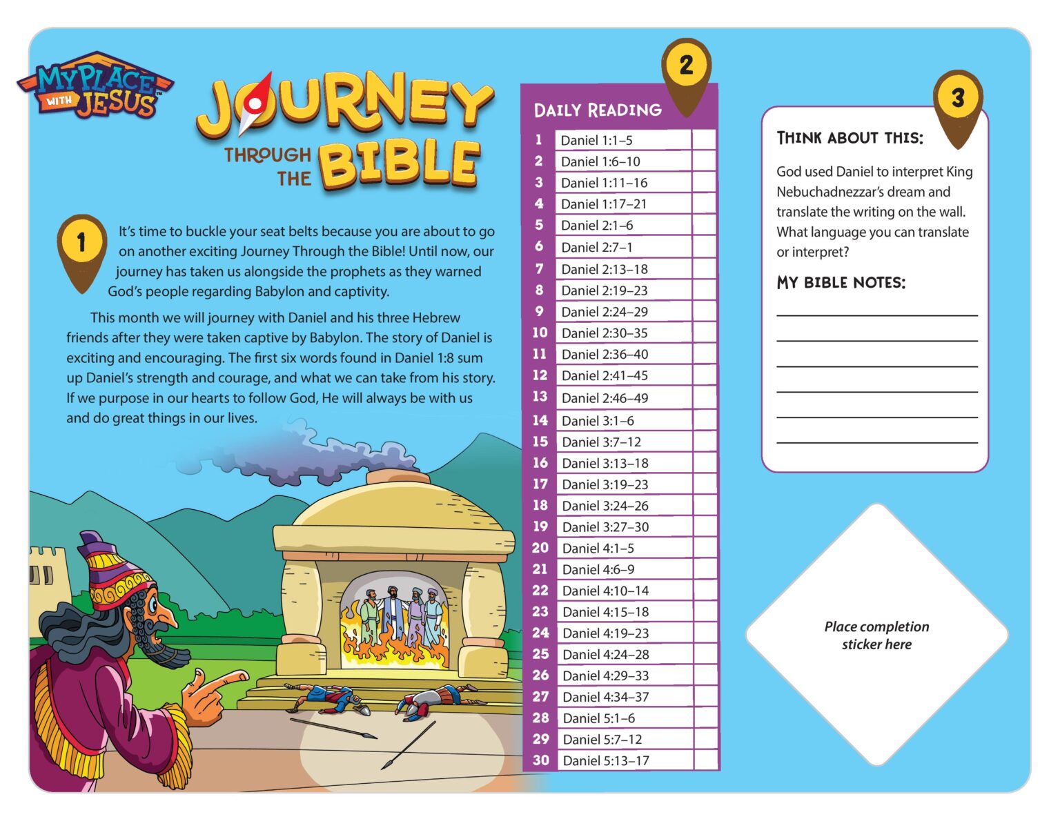 Journey Through the Bible #28 Old Testament 3 – My Place With Jesus
