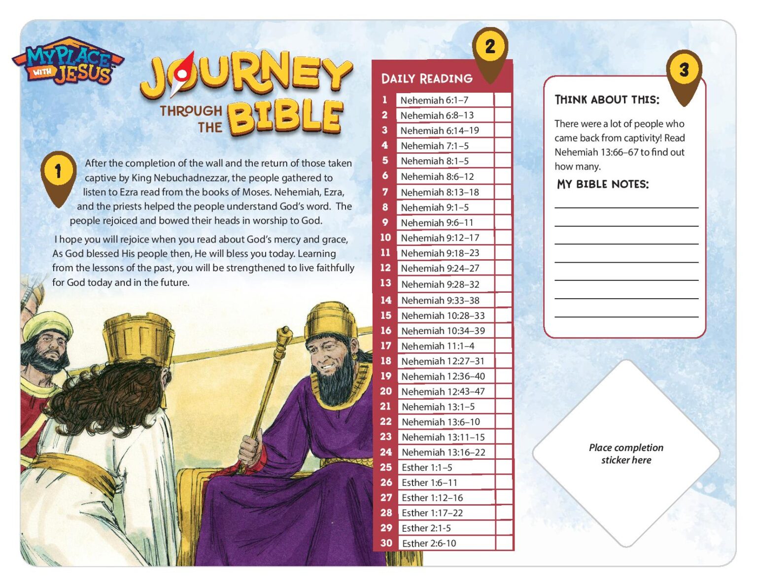 Journey Through the Bible #31 Old Testament 3 – My Place With Jesus