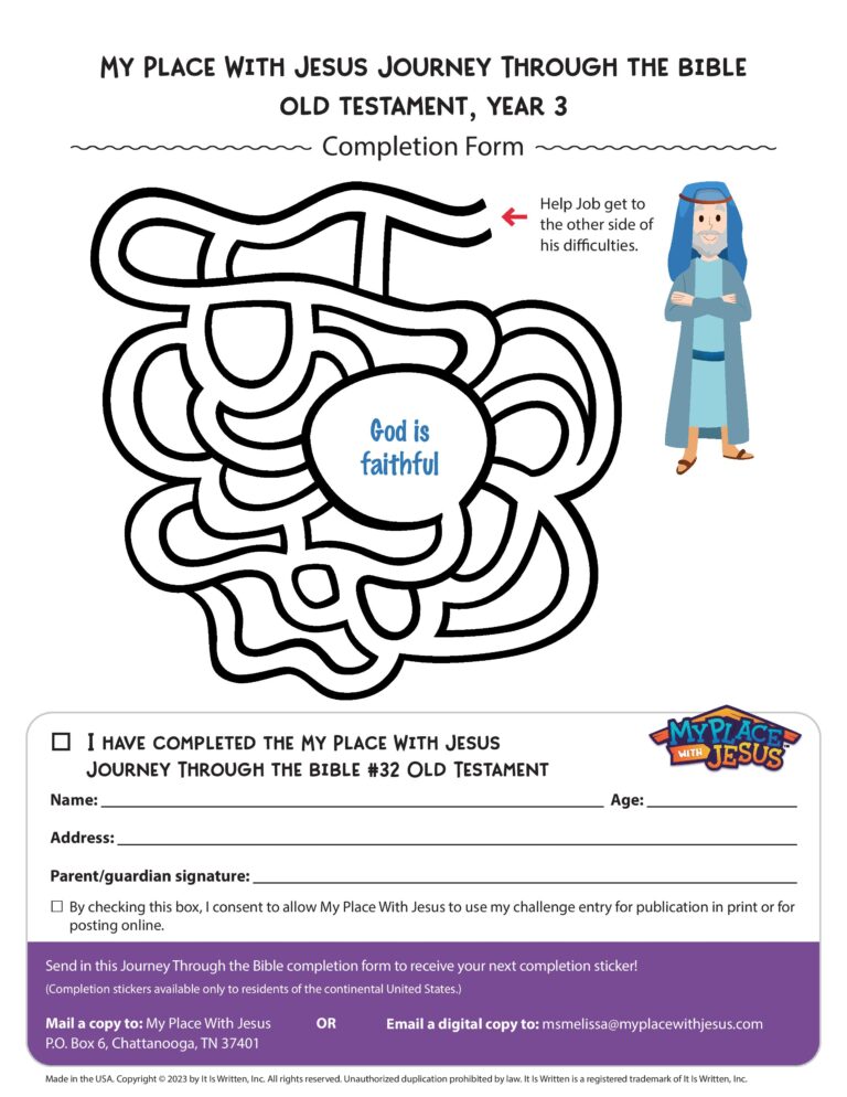 Challenges – My Place With Jesus