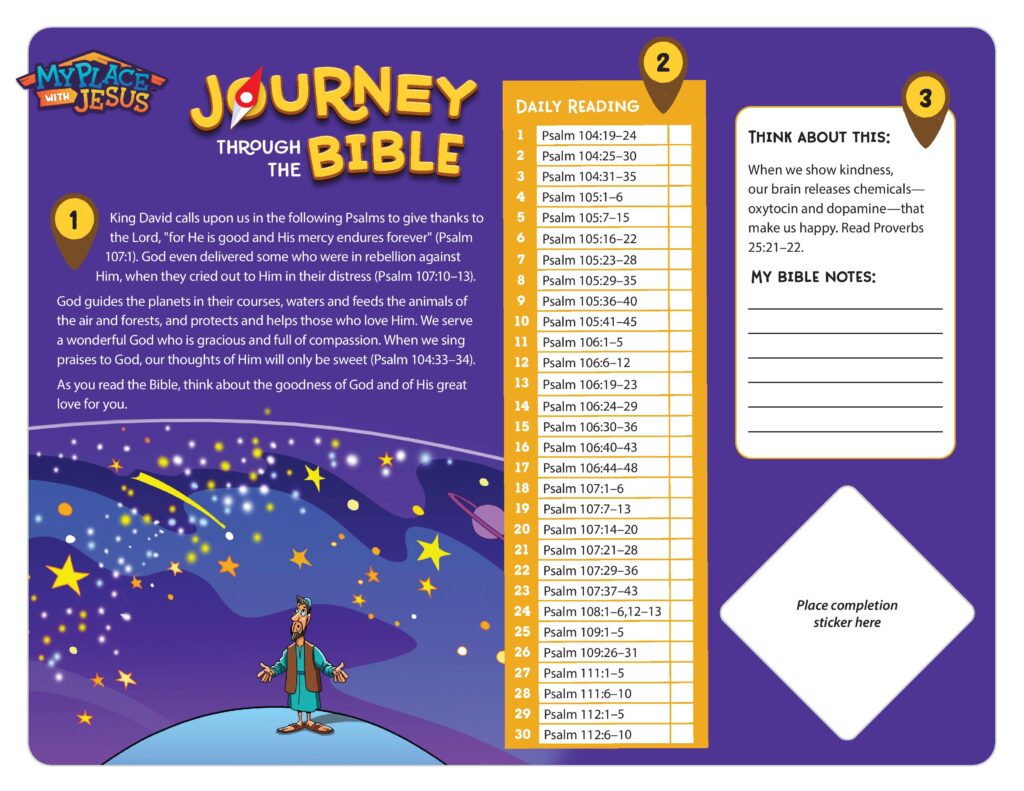 Journey Through the Bible #37 Old Testament 4 – My Place With Jesus