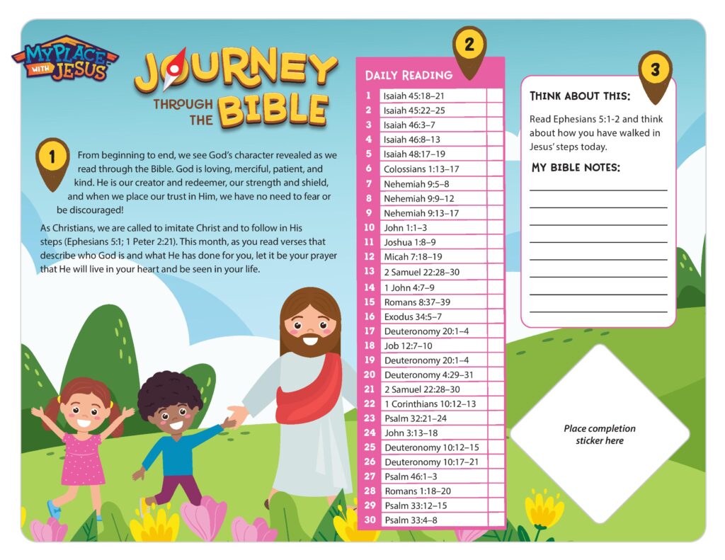 Journey Through the Bible #42 Old Testament 4 – My Place With Jesus