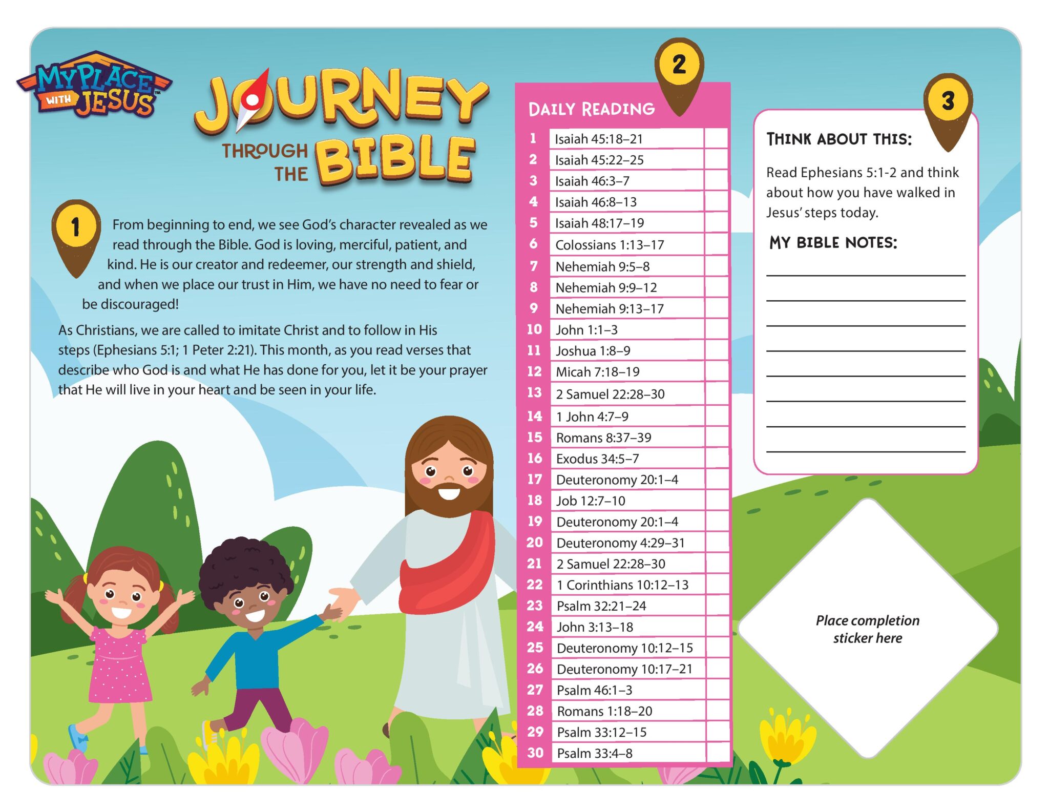 Journey Through the Bible #42 Old Testament 4 – My Place With Jesus